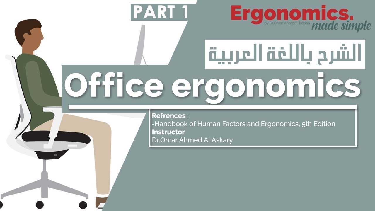 Office ergonomics (Part 1 of 2) - Ergonomics made simple