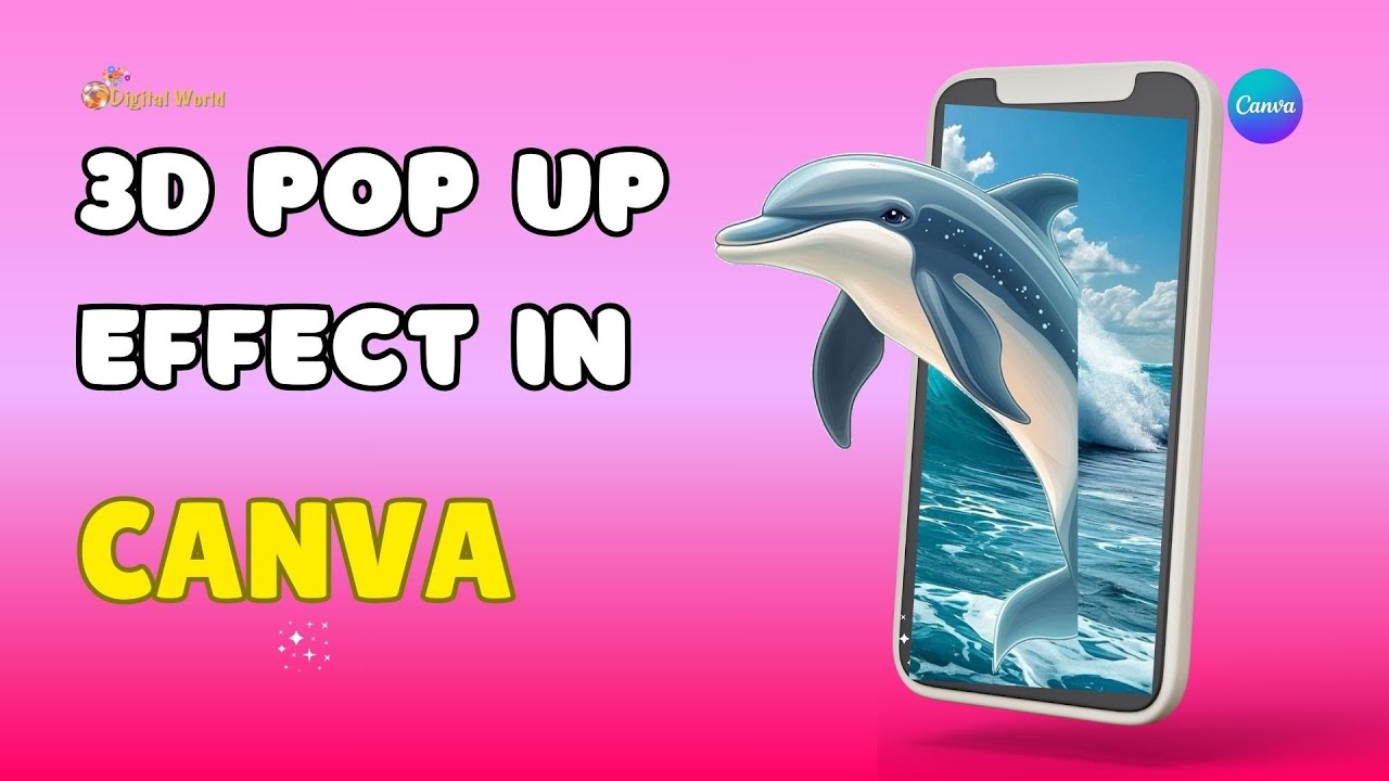 3D Pop Out Effects in Canva | Pop out Canva Tutorial