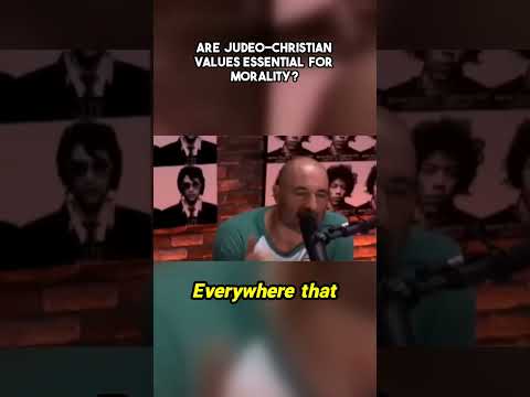 A Clash of Beliefs: Are Judeo-Christian Values the Foundation of Morality? #joerogan #shorts