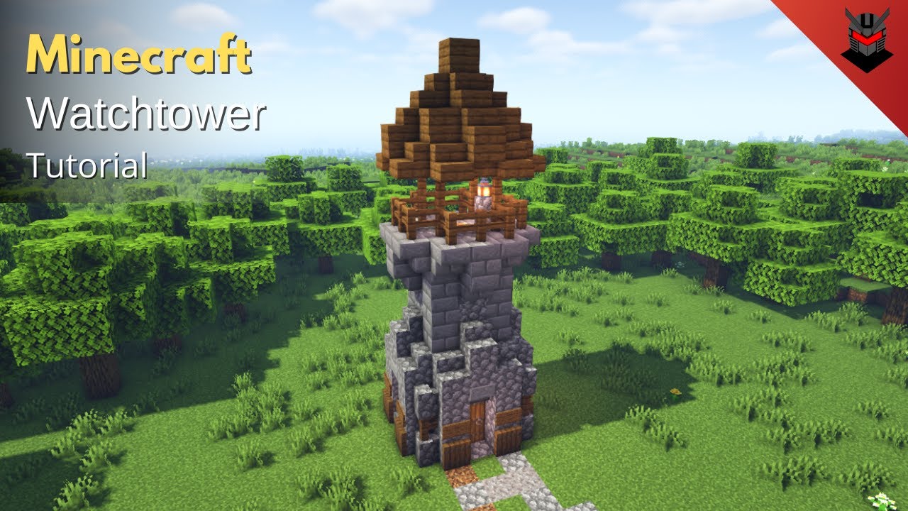 Minecraft: How to Build a Medieval Watchtower | Watchtower (Tutorial)