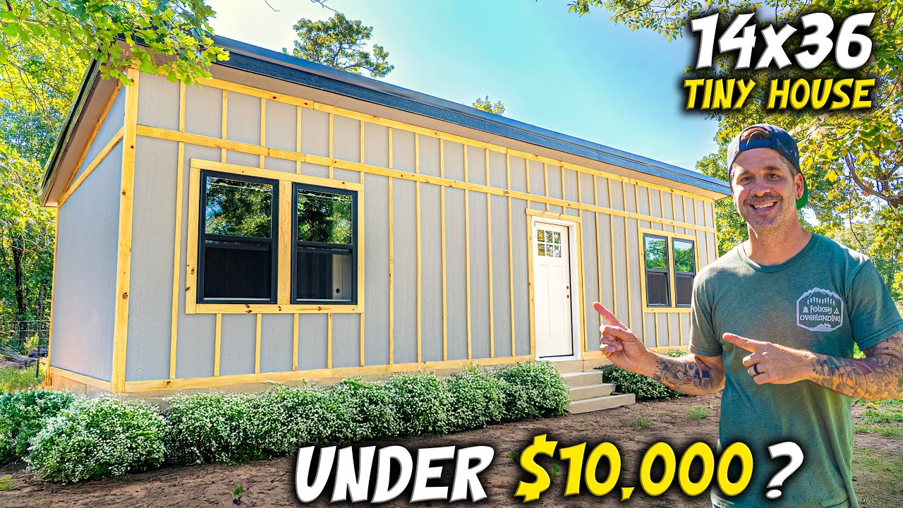 1 Man Built This TINY HOUSE In Just 30 Days! - Start To Finish
