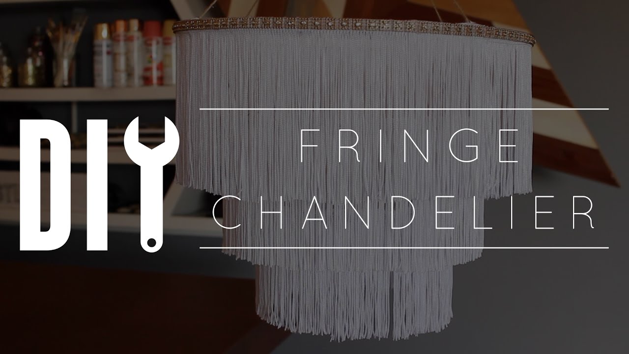 DIY Chandelier // Fringe
