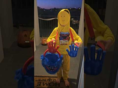 Poppy Playtime Player Trick or Treating My House! #poppyplaytime #grabpack #huggywuggy #jumpscare