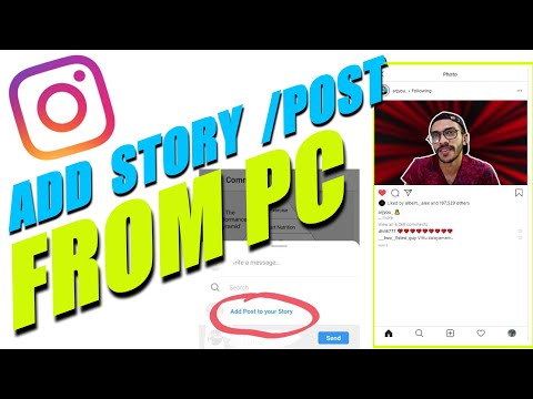 How To Add Story On Instagram from Pc or Laptop|Add post on Instagram from pc|Add Post to Your Story