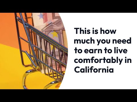 This is how much single people need to earn to live comfortably in California