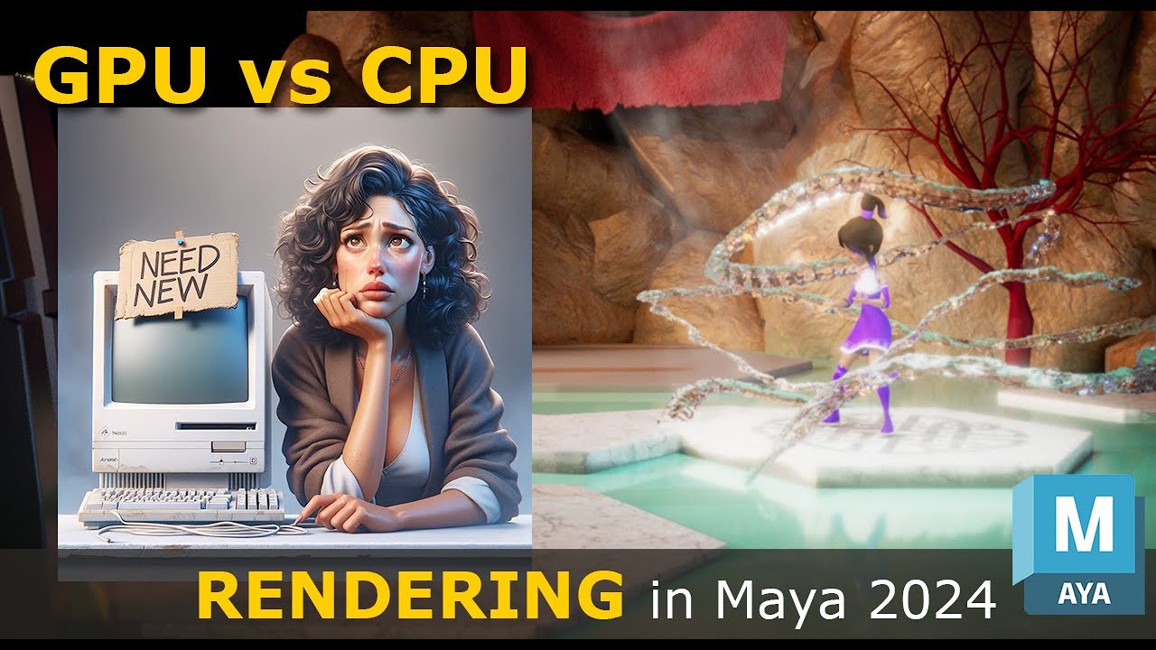 Maya: CPU vs GPU Render Speed Tests [Arnold]