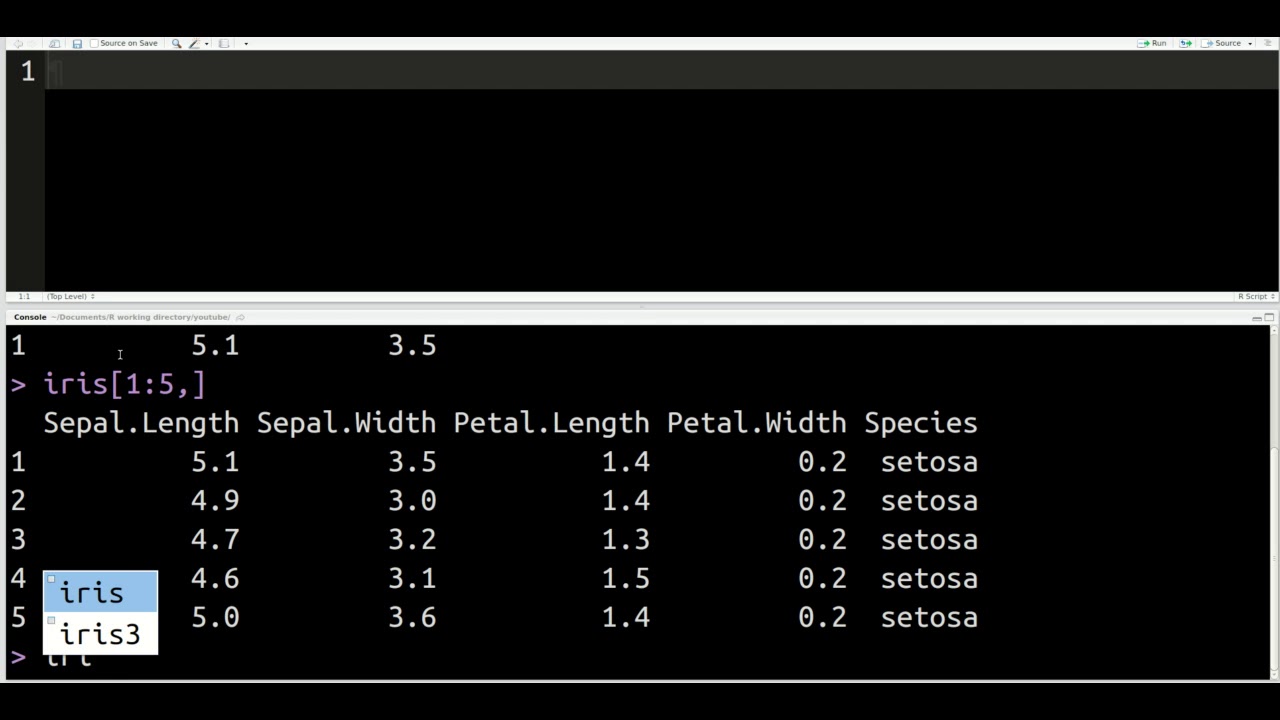 Subsetting Data in R