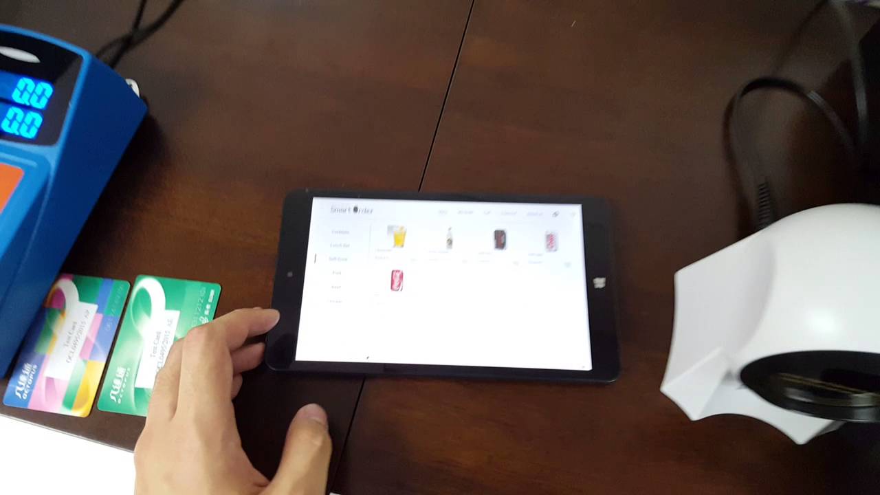 Short Demo of the self ordering menu