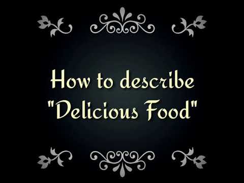 How to describe "Delicious Food"| Delicious Food: Meaning & Examples | #YT Shorts