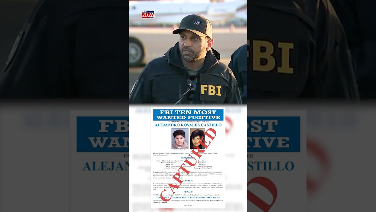 FBI captures Most Wanted fugitive