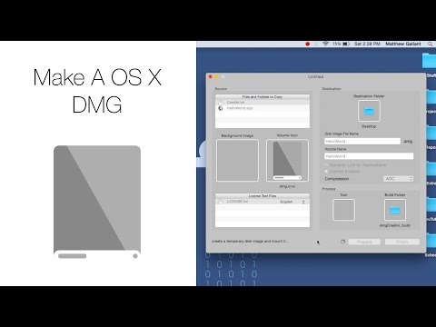 Make a OS X DMG