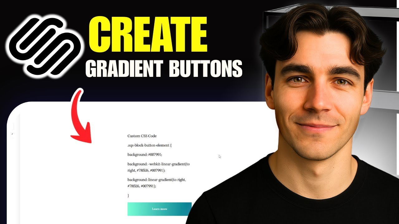 How to Create Gradient Buttons In Squarespace (Tutorial 2026)