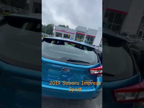 2019 Subaru Impreza Sport at Toyota and Ford of Greenfield