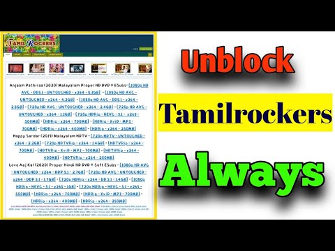 How to unblock Tamilrockers |Update walla|