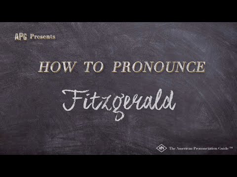 How to Pronounce Fitzgerald (Real Life Examples!)