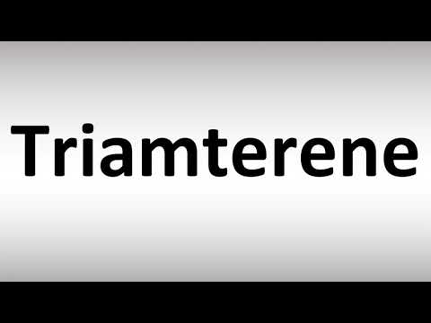 How to Pronounce Triamterene