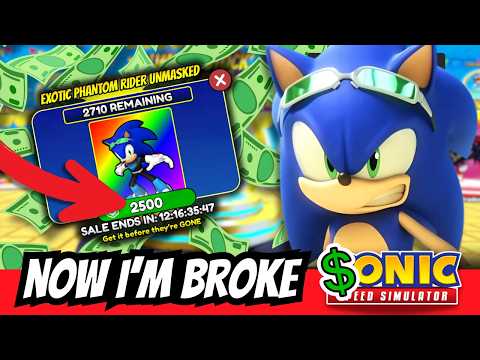 😡 Why THIS LIMITED Sonic Speed Simulator SKIN Is Making Players LEAVE...