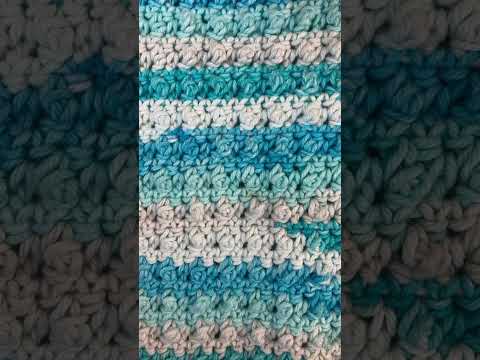 Triple Dot cotton dishcloth pattern free PDF #crochet #crochetpatterns