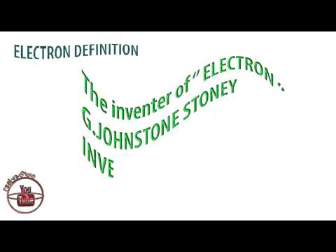 what is electron ? electron definition.