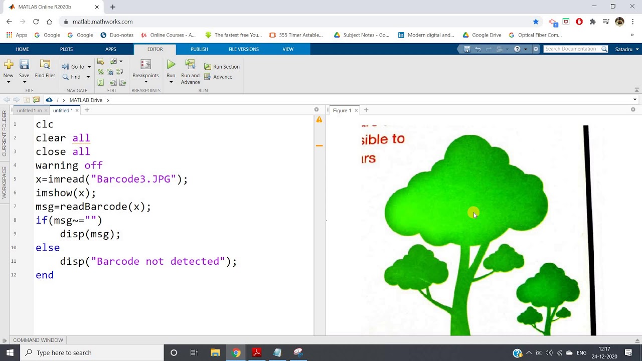 BarCode Detection- Matlab