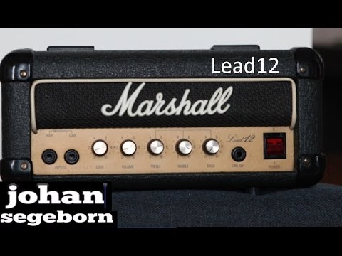 Marshall Lead 12 Mini Half Stack 1980's Black & Gold | Reverb