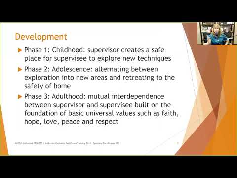 Revealing the Stages of Supervisor and Supervisee Growth & Development