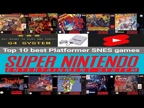 Top 10 best Platformer SNES games #Shorts