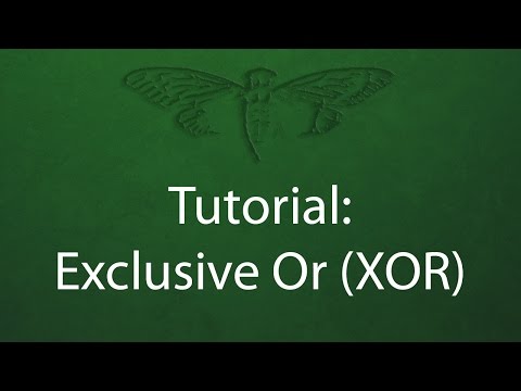 Tutorial: Exclusive Or (XOR)