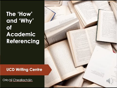 The How and Why of Referencing