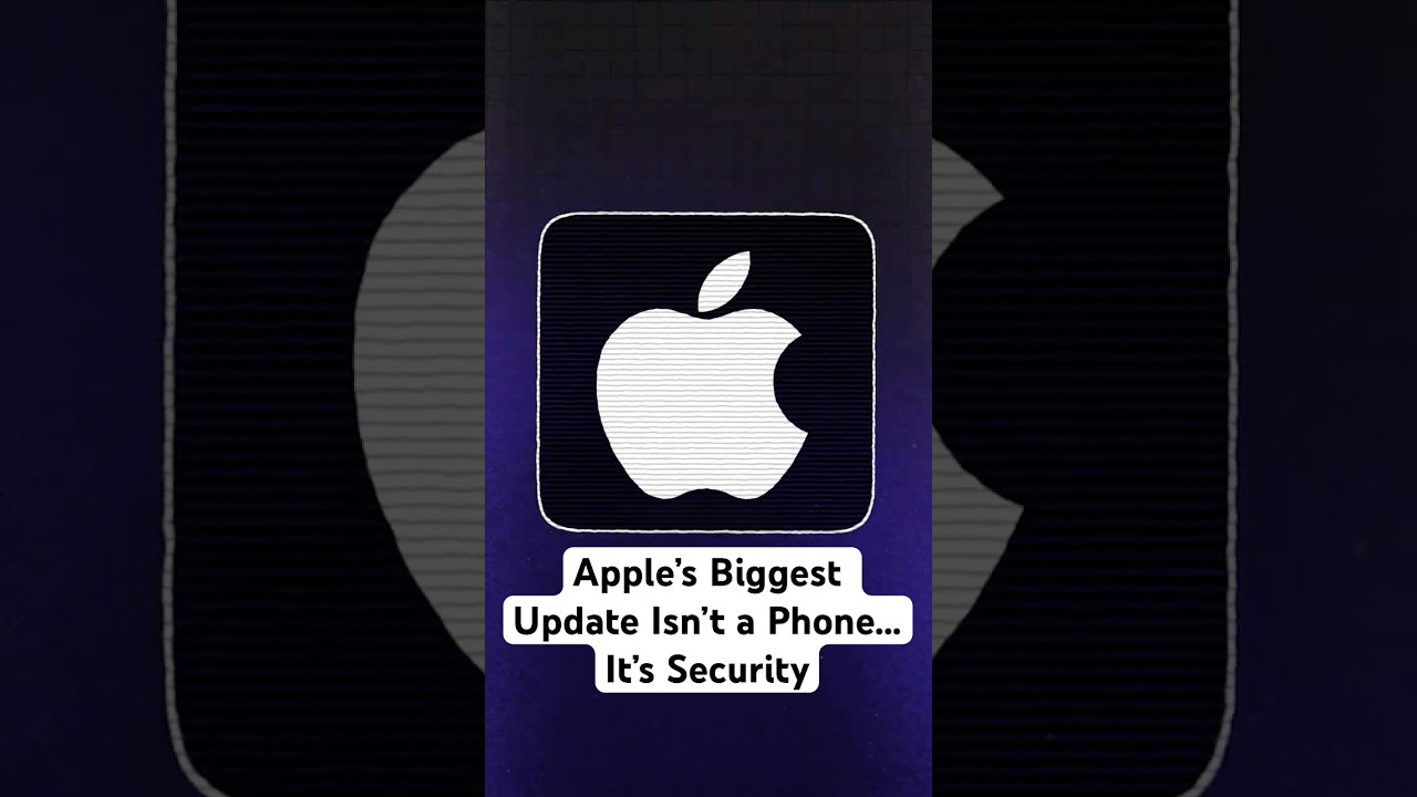 Apple’s Biggest Update Isn’t a Phone... It’s Security