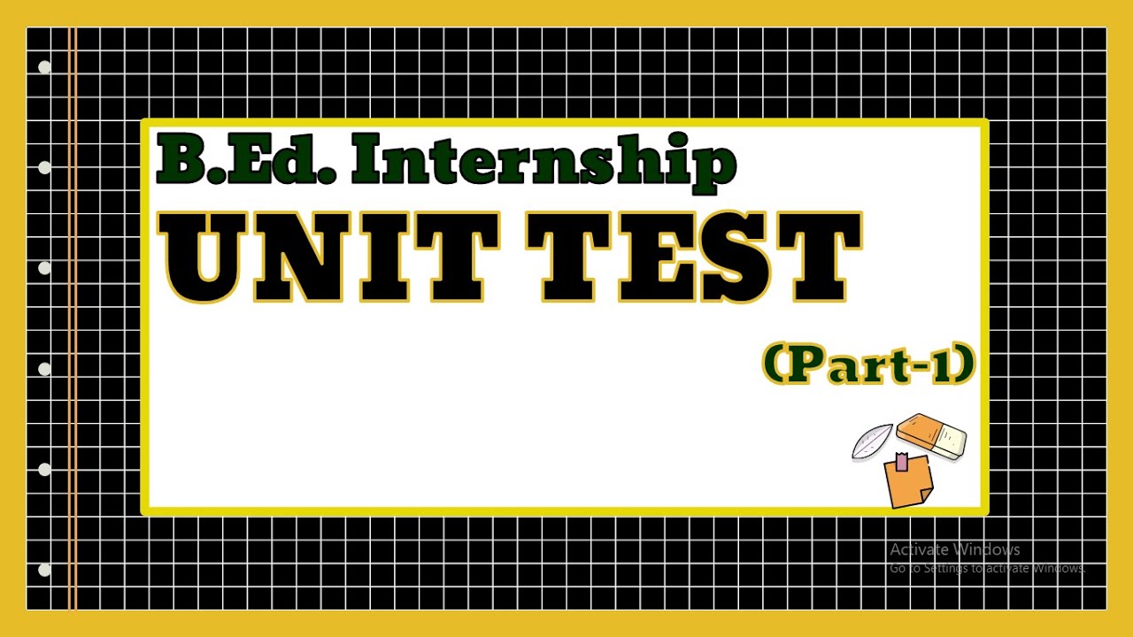 Unit Test/Achievement Test | B.Ed.| Dr. Jyotsna Sharma