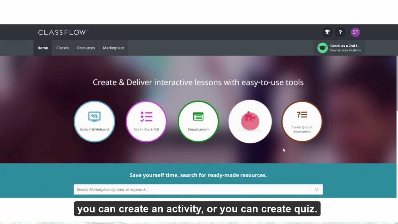Video Pill 5 - Using classflow to create a lesson