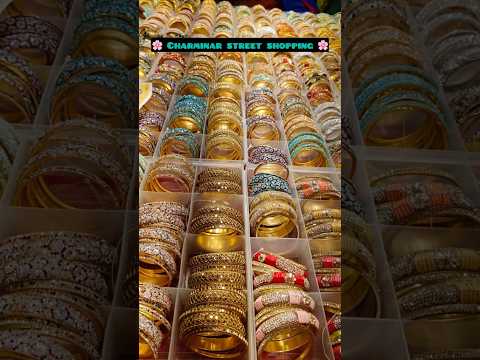 Charminar street shopping | #street #charminarshopping #bangles #earrings #trending #shorts