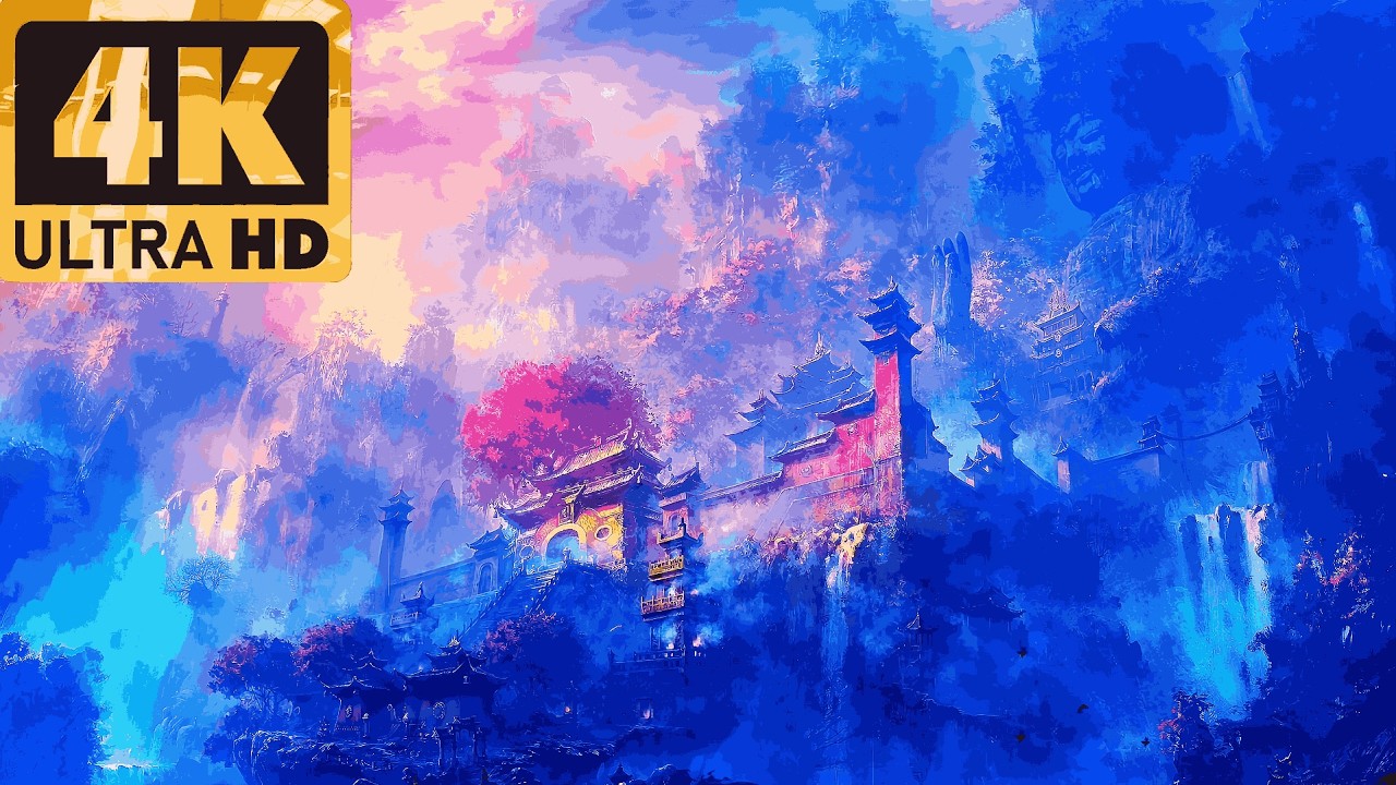 Fantasy Temple Landscape Live Wallpaper 4k