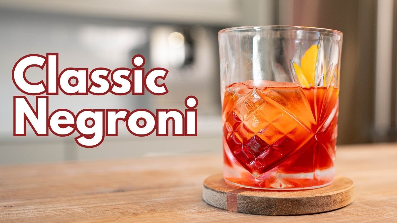 Classic Negroni Cocktail | Easy How to Make Recipe