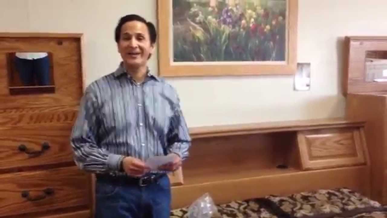 Oak For Less® - Clearance E King Bookcase Headboard & 2 Side Piers