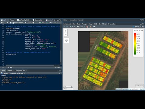 Computing MULTISPECTRAL INDEXES in R with PLIMAN
