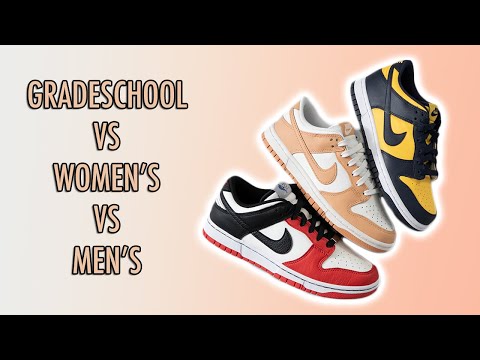 Which One Should You Buy? GS vs Women's vs Men's Nike Dunk Low Comparison