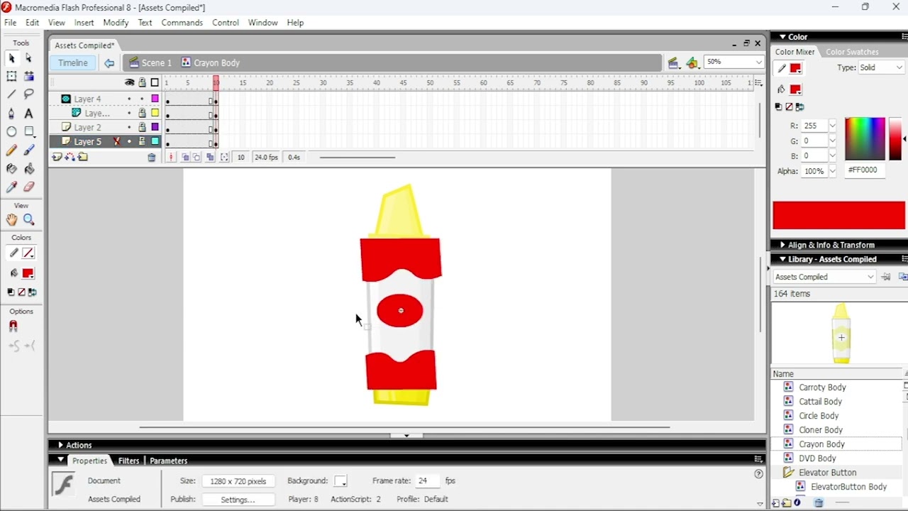 How to Mask in Macromedia Flash 8