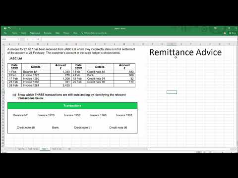 Remittance Advice Question