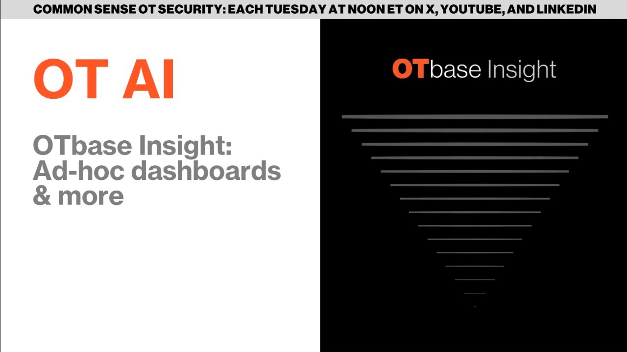 OTbase Insight: Creating ad-hoc dashboards