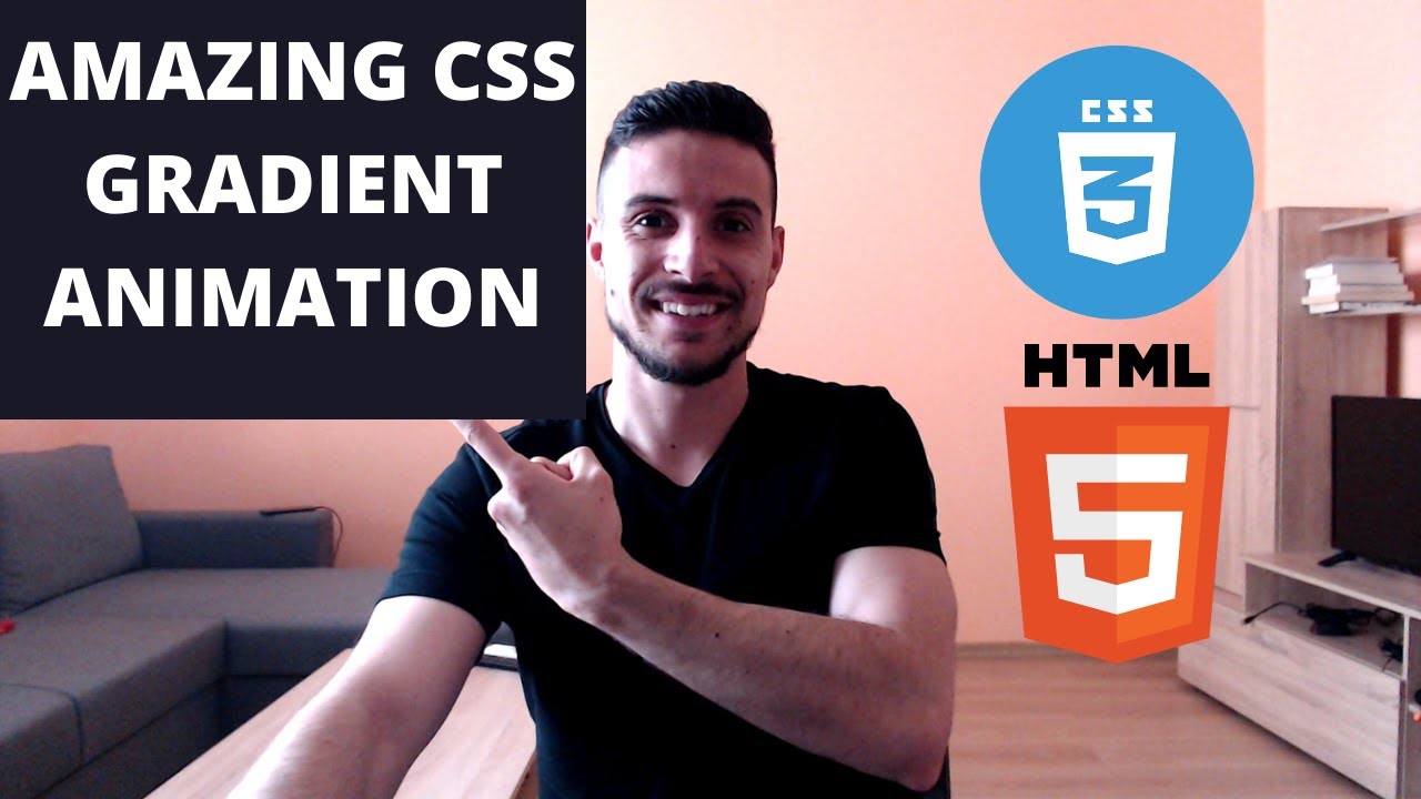 Amazing Background Gradient Animation With CSS | HTML & CSS Mini Project