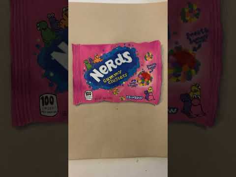 Nerds Gummy Clusters Drawing!#shorts #fyp #art