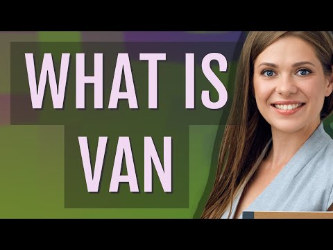 Van | meaning of Van