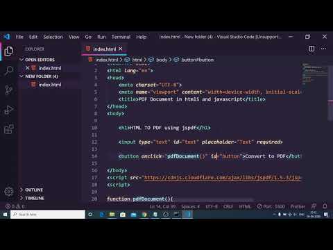 jsPDF Tutorial for Beginners Generating a Simple PDF File in the Browser