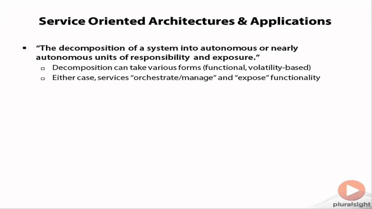 Service Oriented Applications: What is SOA?