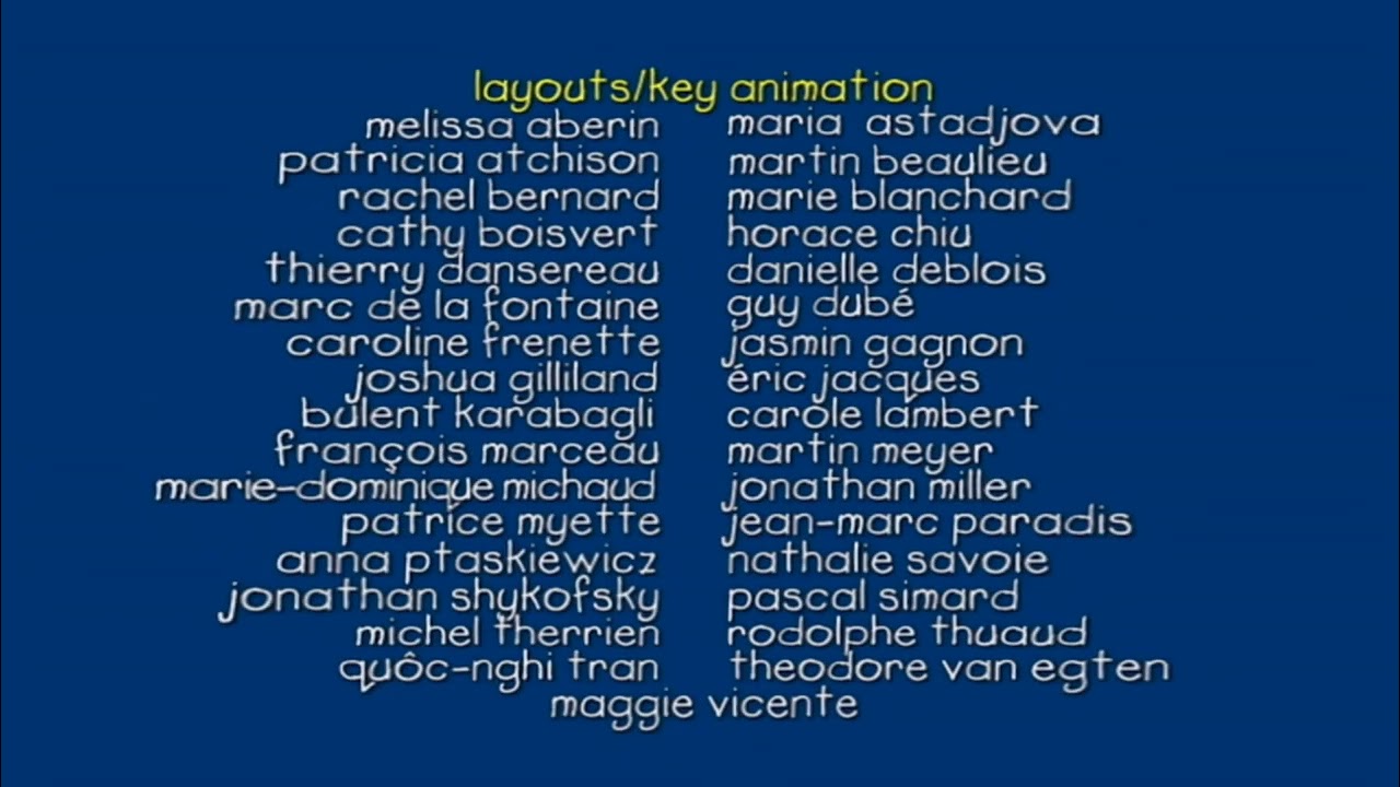 Caillou Ending Credits (High Tone)