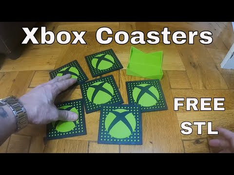 Archivo STL gratuito Xbox Coaster 🎮・Objeto imprimible en 3D para ...