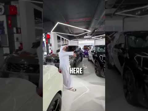 Dubai sheikh buying a car