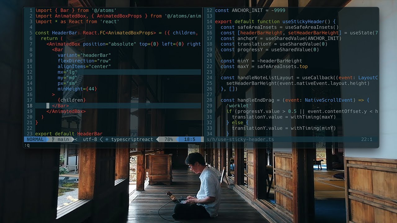 How to build a Gmail-like UI with React Native [at a Zen temple Koshoji]